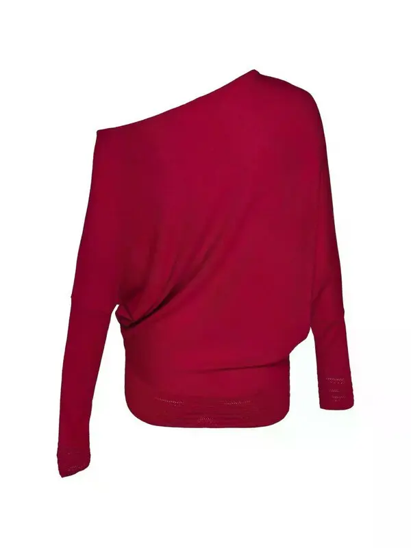 CLUB21 Off-shoulder Batwing-sleeve Sweater