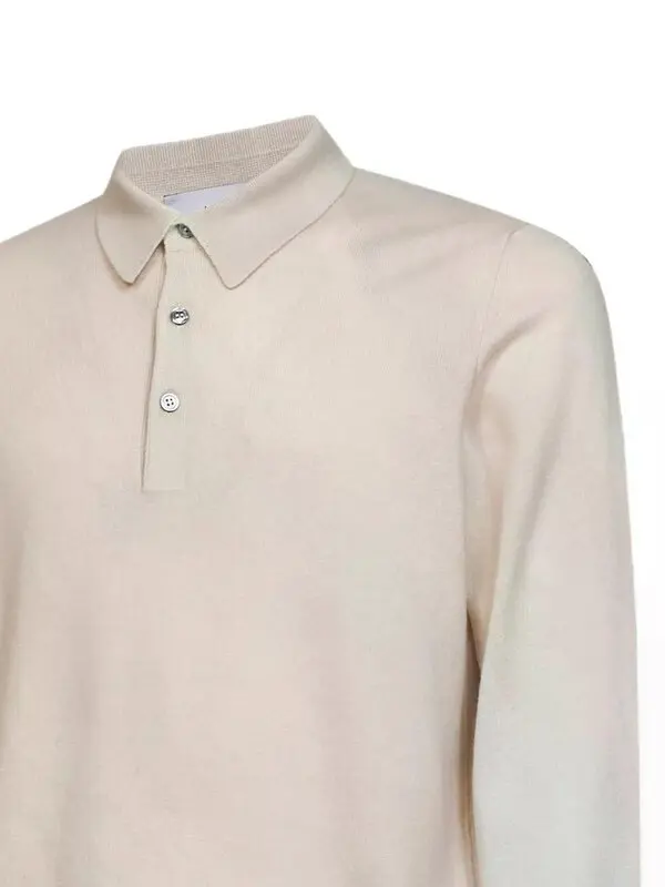 D4.0 Long-sleeve Knitted Polo Shirt