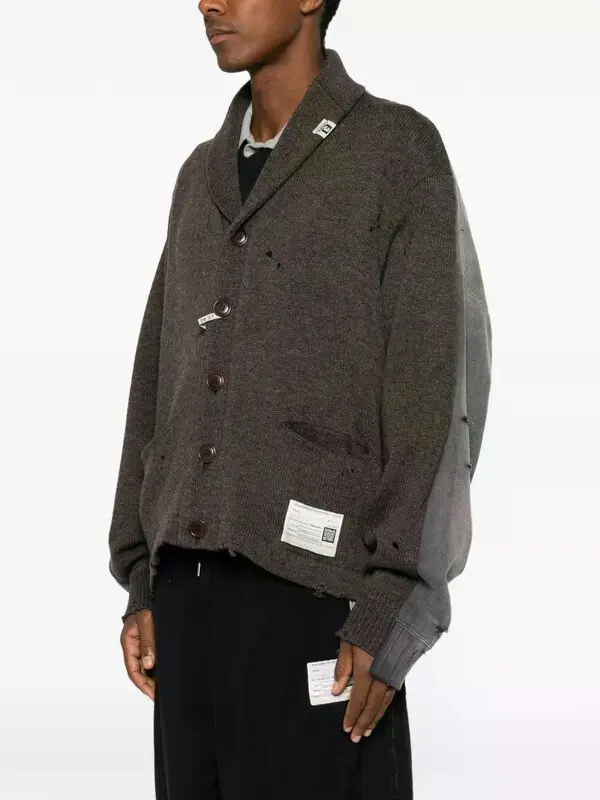 Mihara Yasuhiro Distressed Cardigan