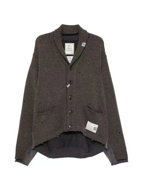 Mihara Yasuhiro Distressed Cardigan