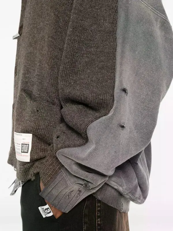 Mihara Yasuhiro Distressed Cardigan