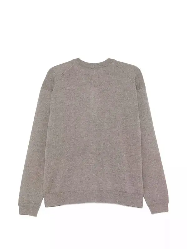 Maison Kitsuné Double Fox Head Cardigan - Grey