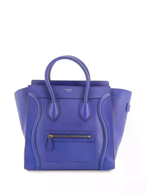 Celine Luggage Bag Grainy Leather Mini Tote Bag