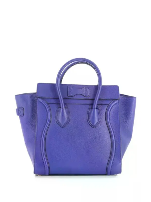 Celine Luggage Bag Grainy Leather Mini Tote Bag