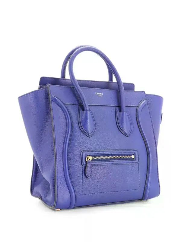 Celine Luggage Bag Grainy Leather Mini Tote Bag