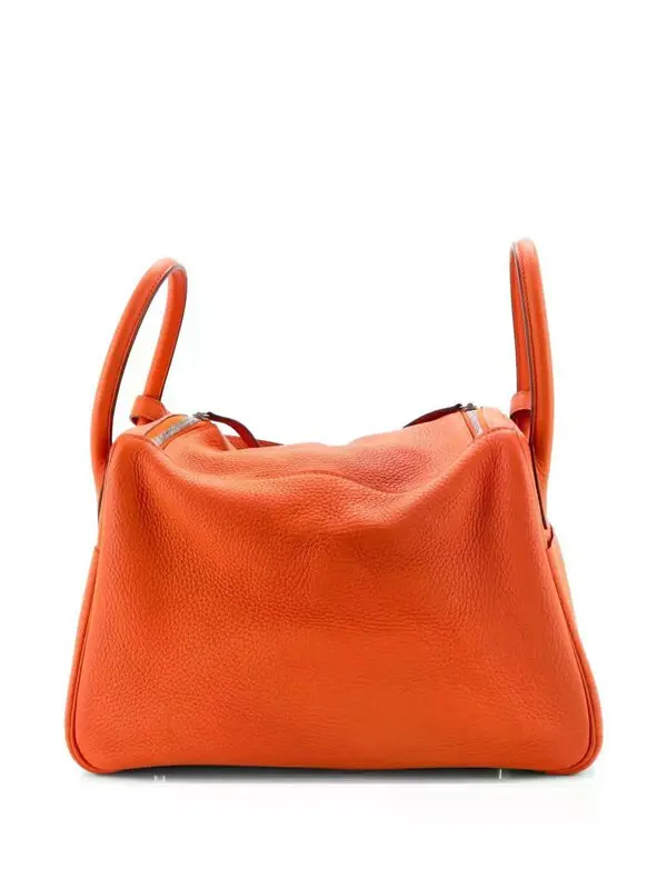 Hermès Lindy Bag Clemence 30 Shoulder Bag - Orange
