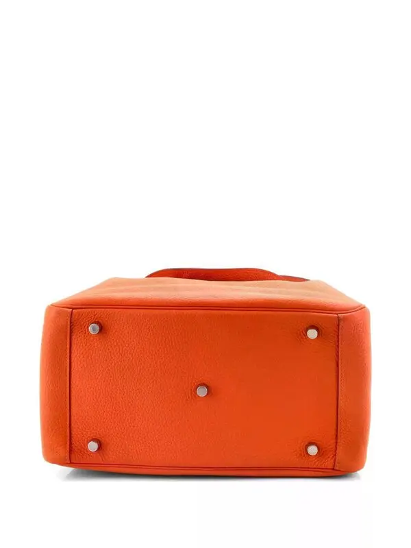 Hermès Lindy Bag Clemence 30 Shoulder Bag - Orange