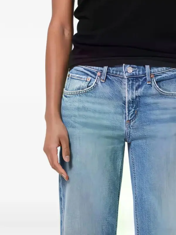AGOLDE Low Rise Slim Faded-effect Jeans