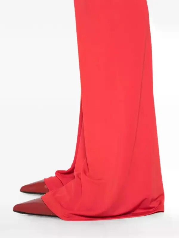 ALESSANDRO LEGORA Elasticated-waist Flared Trousers
