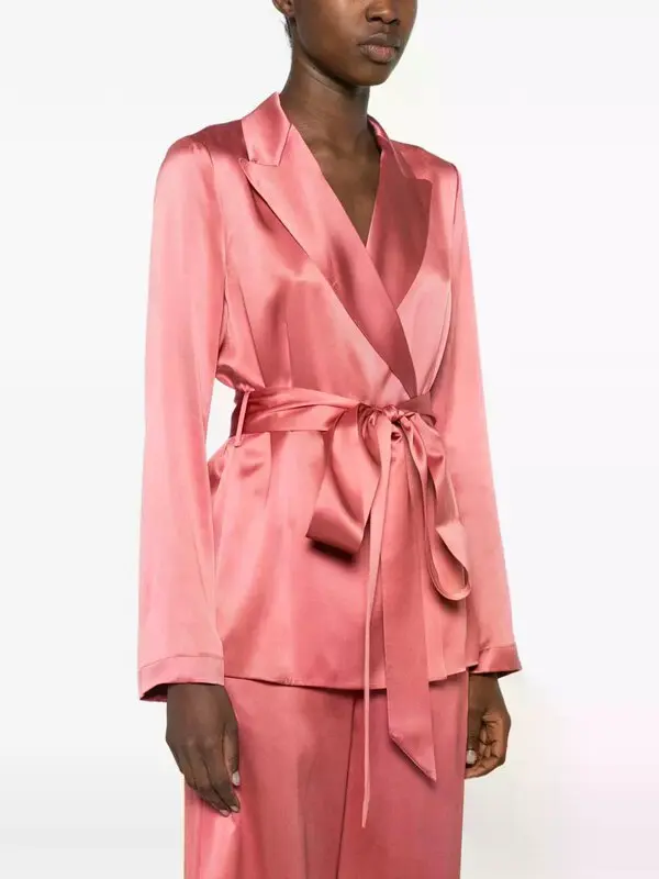 JOSEPH Archer Button-up Blazer - Pink