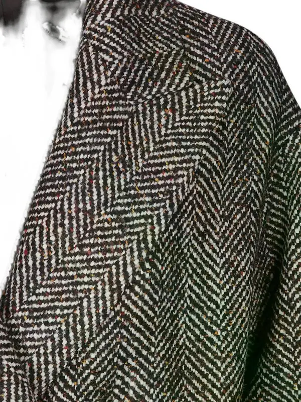 Tagliatore Herringbone-pattern Linden Coat