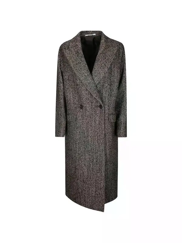 Tagliatore Linden Herringbone Overcoat