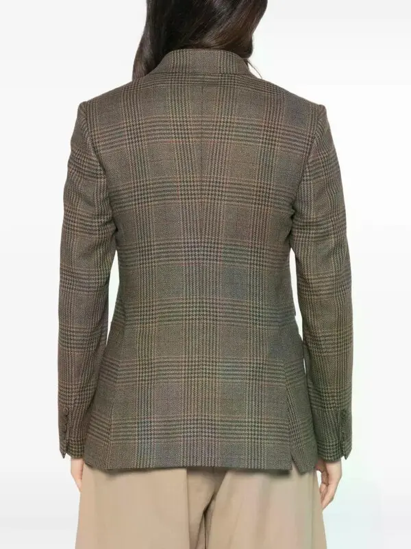 Max Mara Double-breasted Checked Blazer
