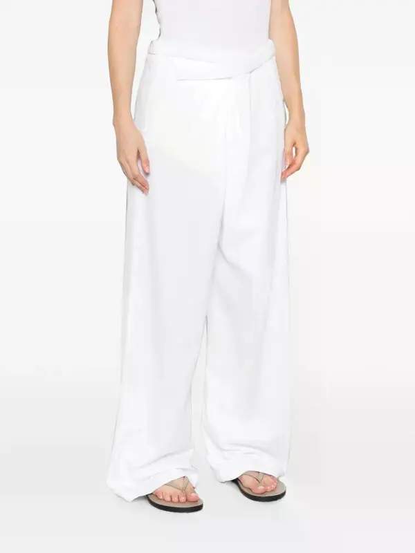 DARKPARK Gaia Belted Wide-leg Trousers