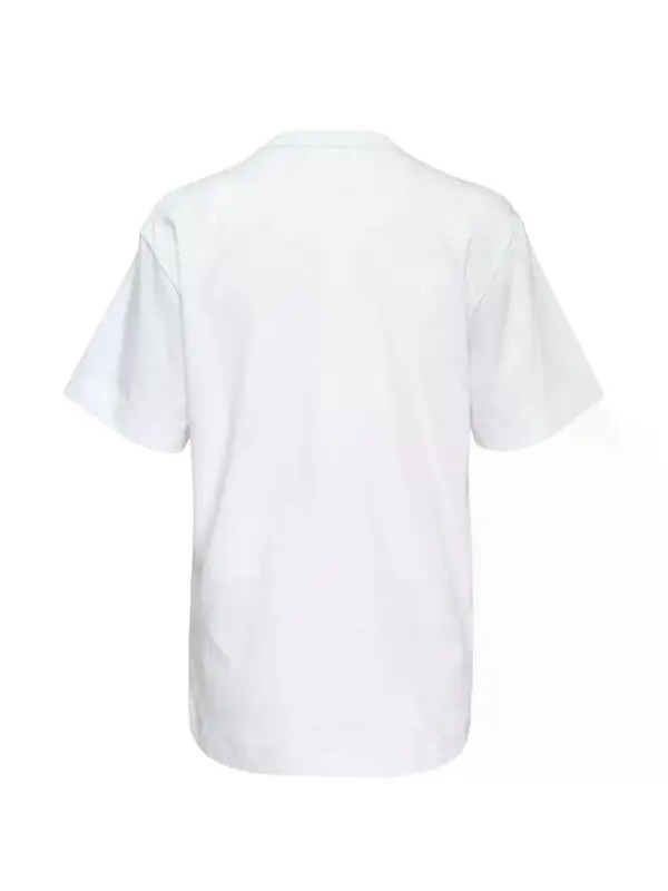 Comme Des Garçons Colour-block Print T-shirt