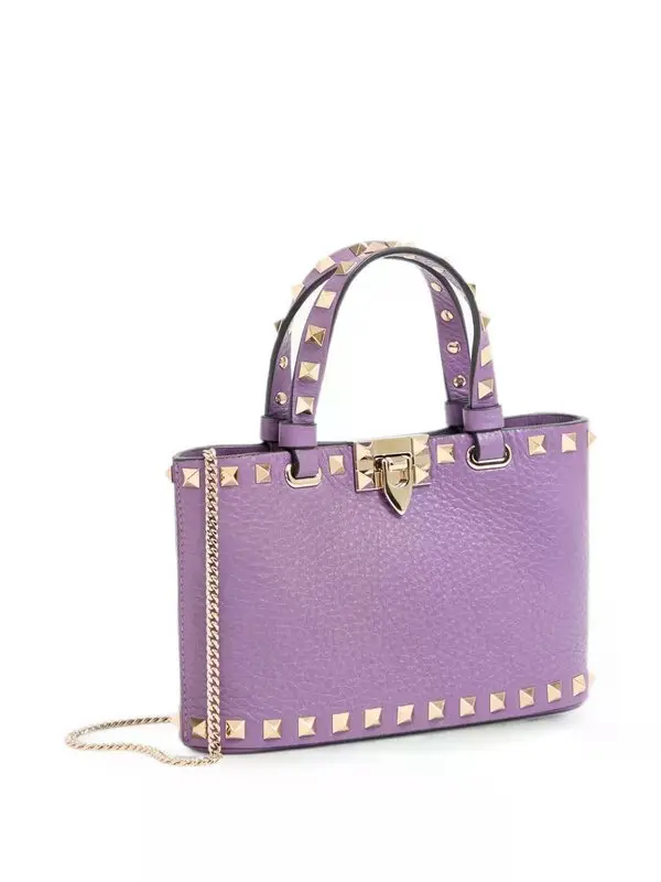 Valentino Garavani Rockstud Leather Tote Bag