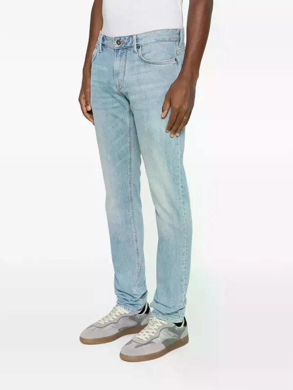 Emporio Armani Logo-plaque Slim-fit Jeans