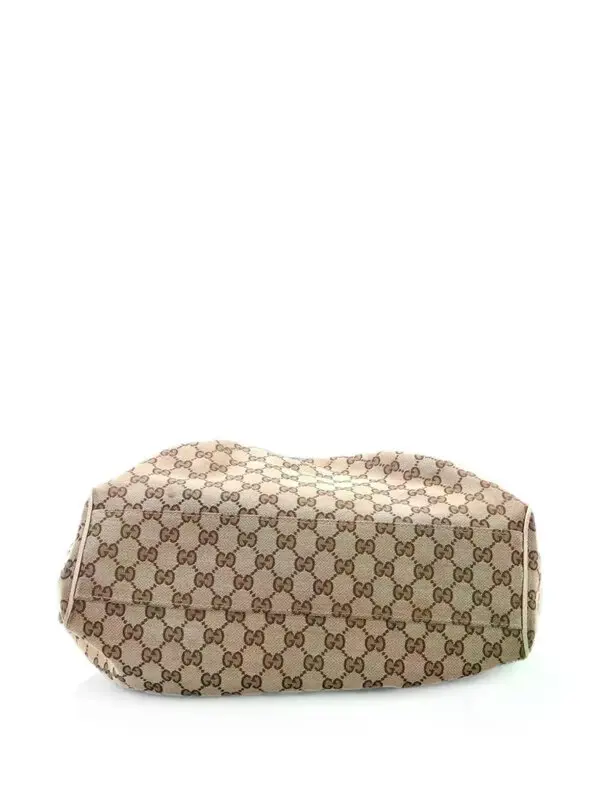 Gucci Sukey Gg Canvas Leather Medium Tote Bag