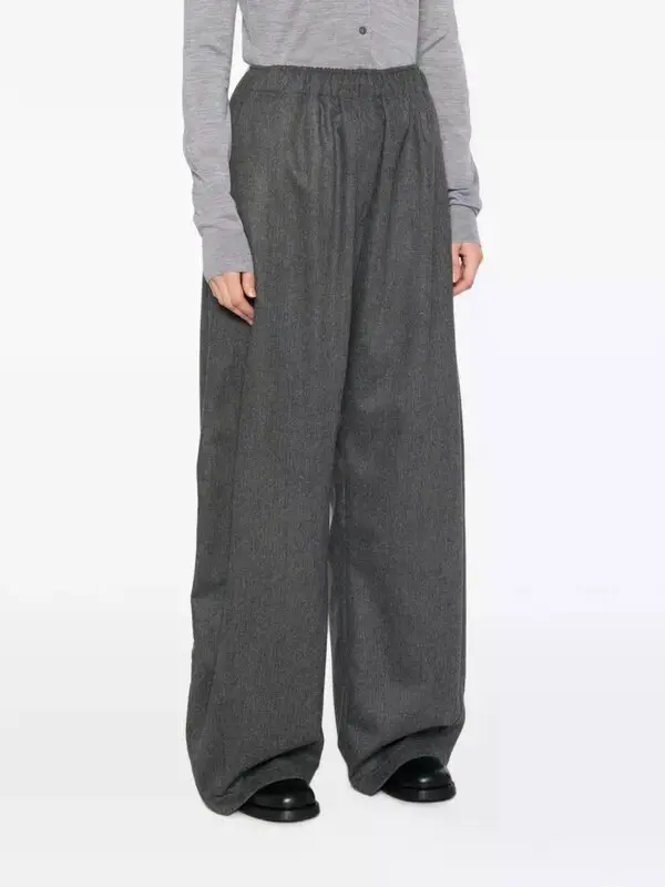 THELATEST Elasticated Wide-leg Trousers