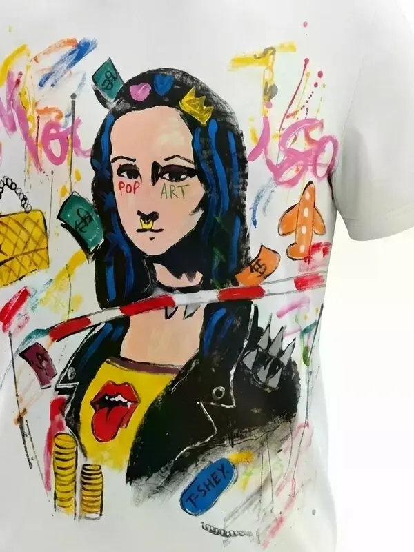 NOT PRINTED Mona Lisa Graphic-print T-shirt