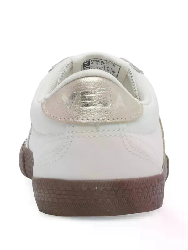 VEJA Volley Leather Platine Bark Sneakers