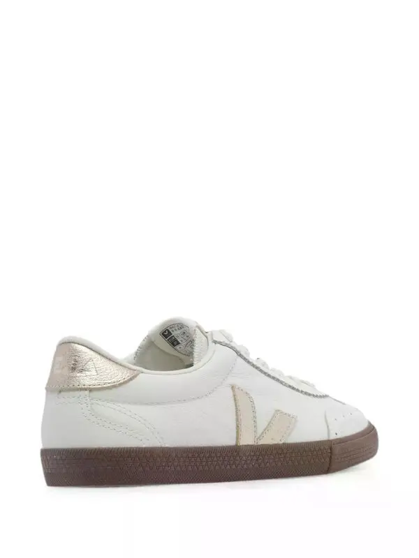 VEJA Volley Leather Platine Bark Sneakers