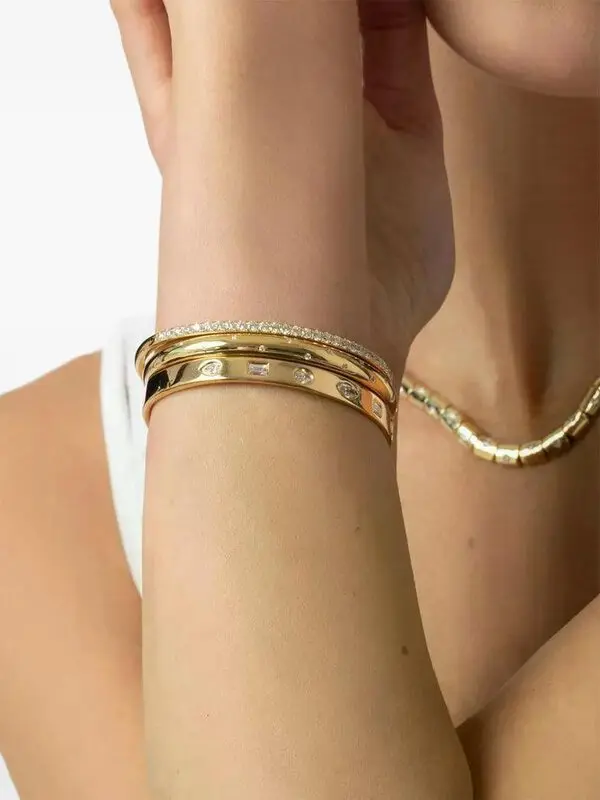 Kwiat Diamond Shape Bangle In 18k Yellow
