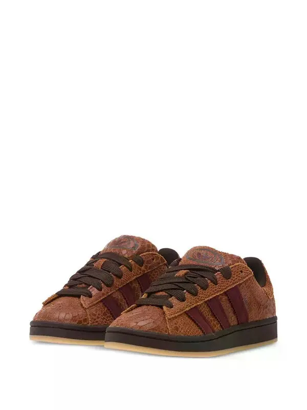 Adidas Campus Snake-effect Leather Sneakers