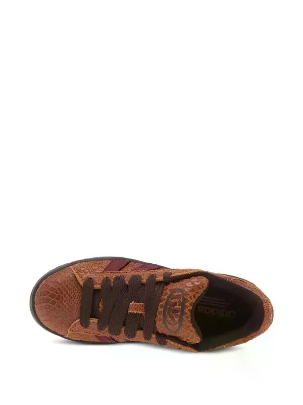 Adidas Campus Snake-effect Leather Sneakers
