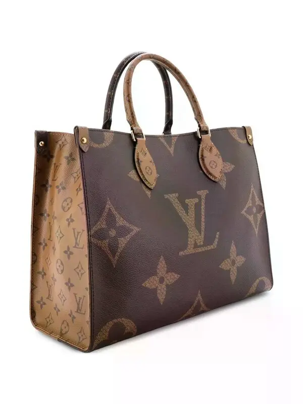 LOUIS VUITTON Onthego Reverse Monogram Giant Mm Tote Bag - Brown