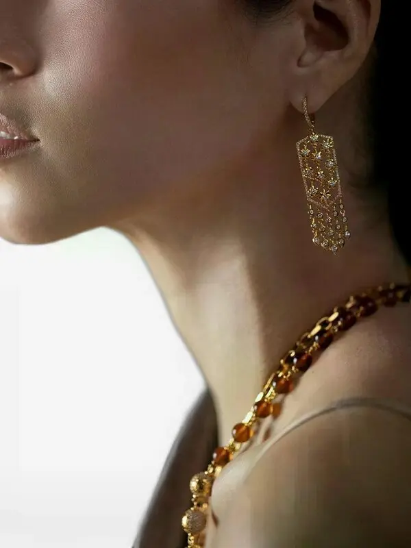 BUDDHA MAMA Diamond Drop Earrings