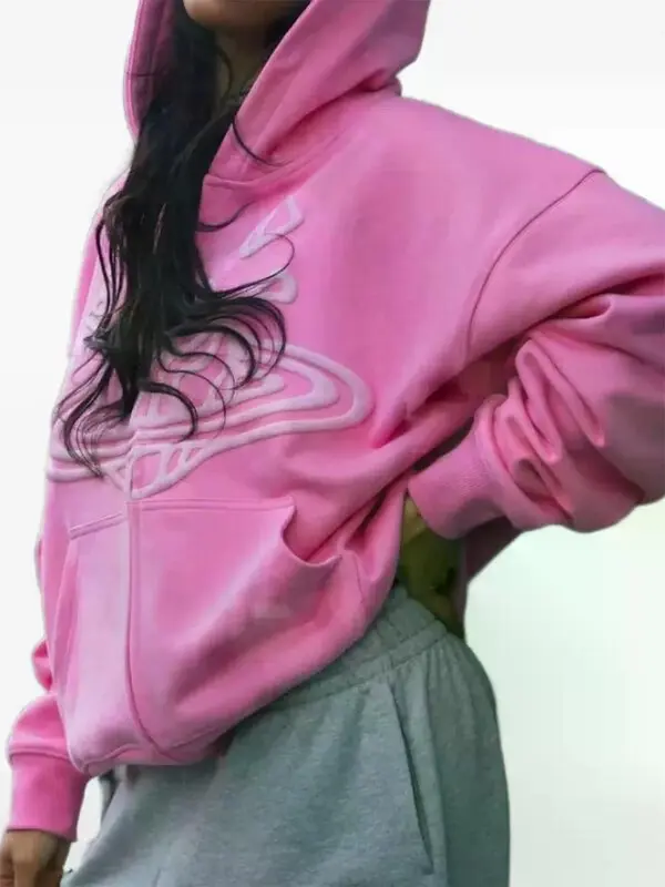 BROKEN PLANET Logo-print Zip-up Hoodie