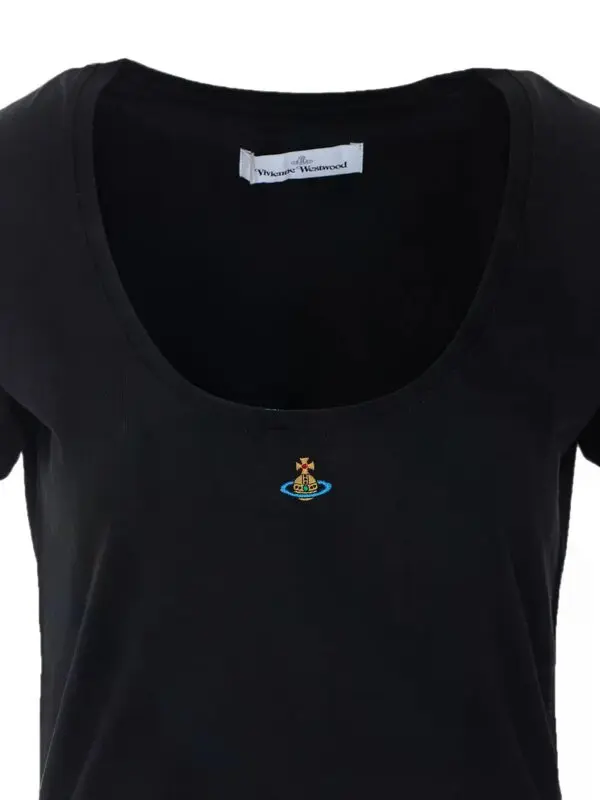 VIVIENNE WESTWOOD Lollo Orb-embroidered T-shirt