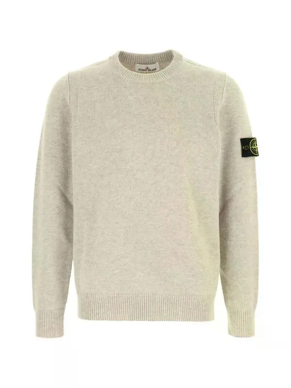 Stone Island 5100072 Lambswool Jumper - Neutrals