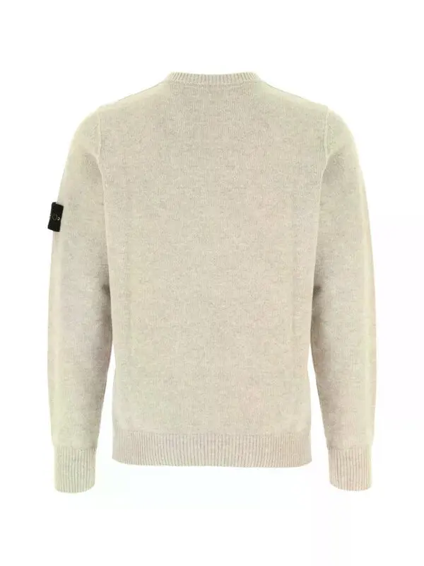 Stone Island 5100072 Lambswool Jumper - Neutrals