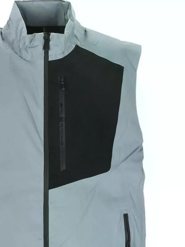 SAIL RACING Logo Print Panelled Gilet