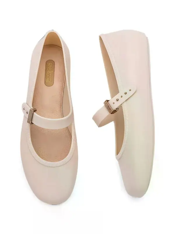 Melissa Soft Buckle-fastening Ballet Flats