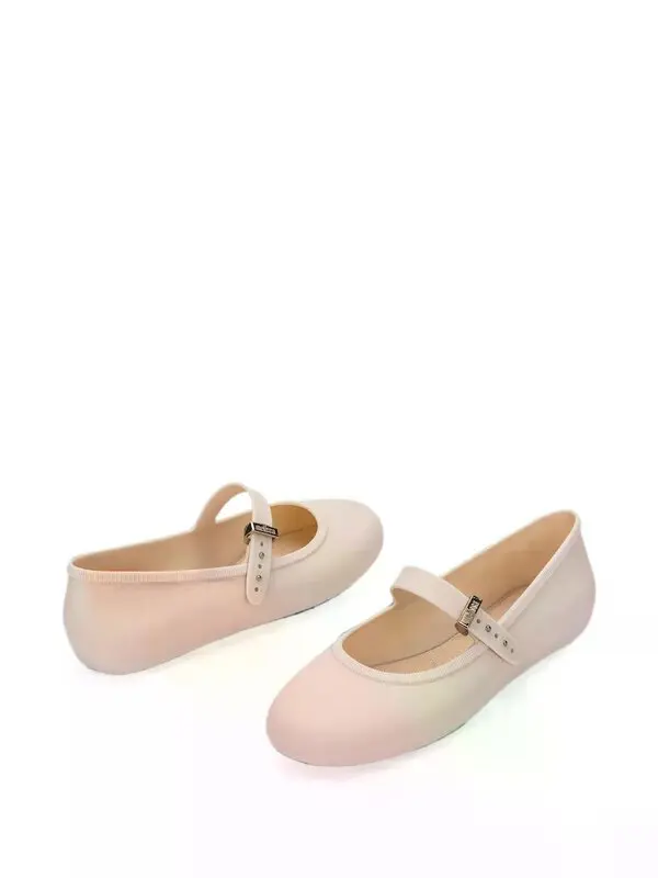 Melissa Soft Buckle-fastening Ballet Flats