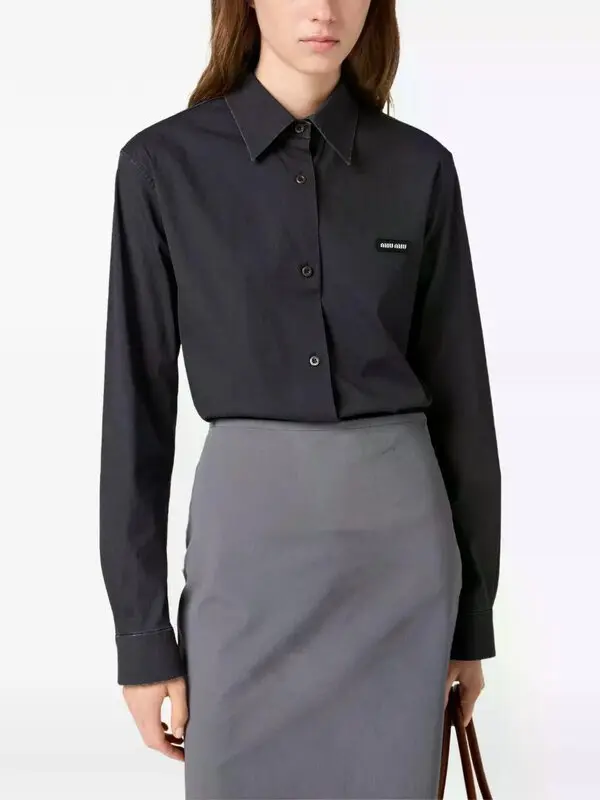 Miu Miu Stretch Poplin Shirt