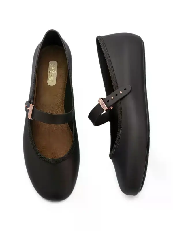 Melissa Soft Buckle-fastening Ballet Flats