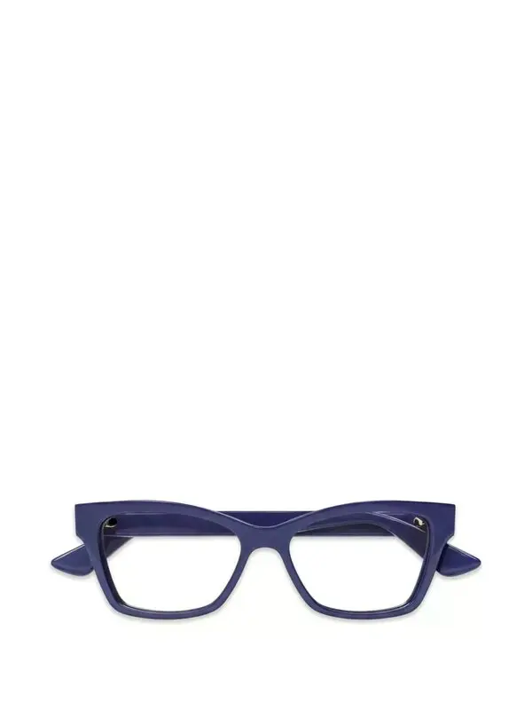 Gucci Double G Cat Eye Eyeglasses - Blue