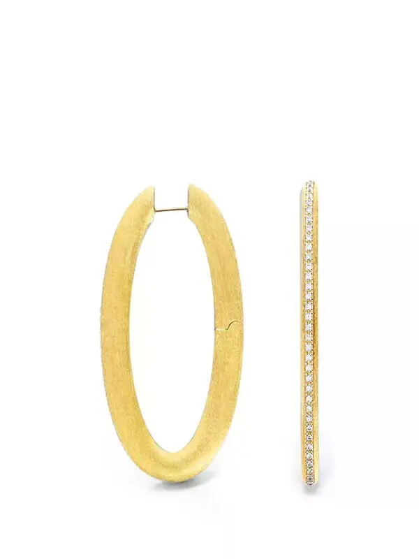 NANIS Big Libera Diamond Hoop Earrings