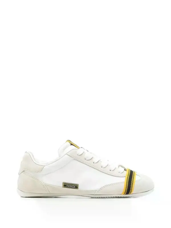 Fendi Logo-tag Panelled Sneakers