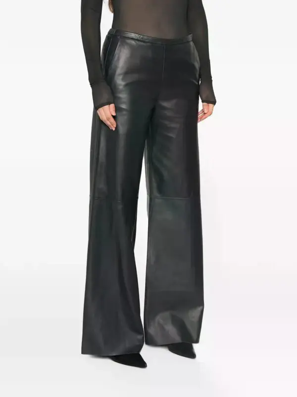 FORTE_FORTE Pocket Leather Trousers