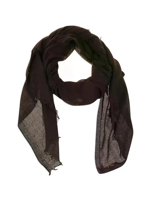 Destin Emily Frayed Square Scarf - Brown