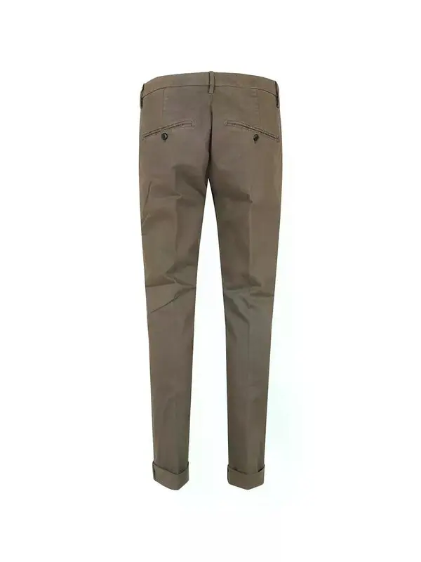 DONDUP Straight-leg Turn-up Trousers