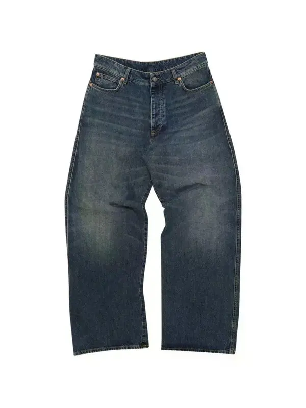 FORTELA Jaronlow Stone-wash Wide-leg Jeans - Blue
