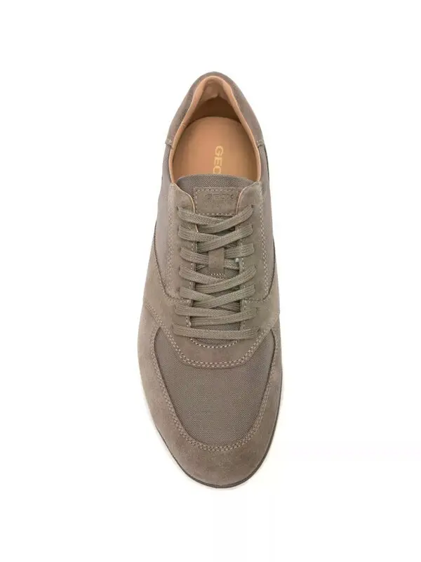 Geox Spherica Ec12 Panelled Suede Sneakers