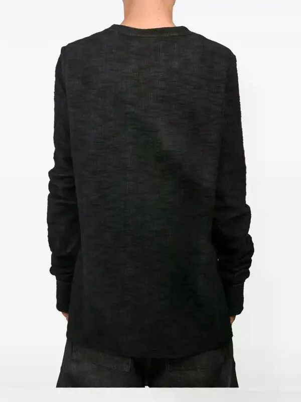 FILTH Ribbed-knit Thumb-slot Long-sleeve T-shirt