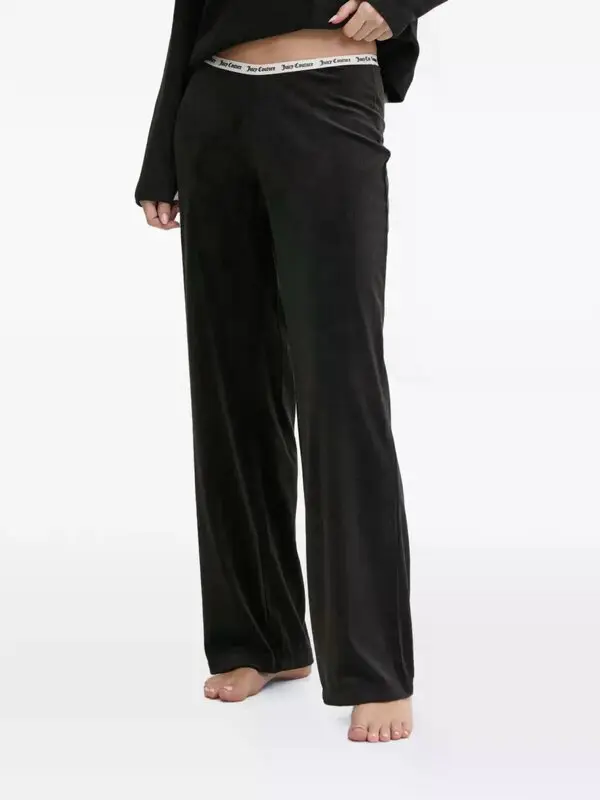 Juicy Couture Logo-waistband Ribbed Pajamas